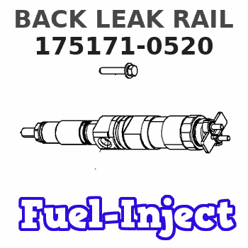 175171-0520 ZEXEL BACK LEAK RAIL Cross 1751710520 me226650